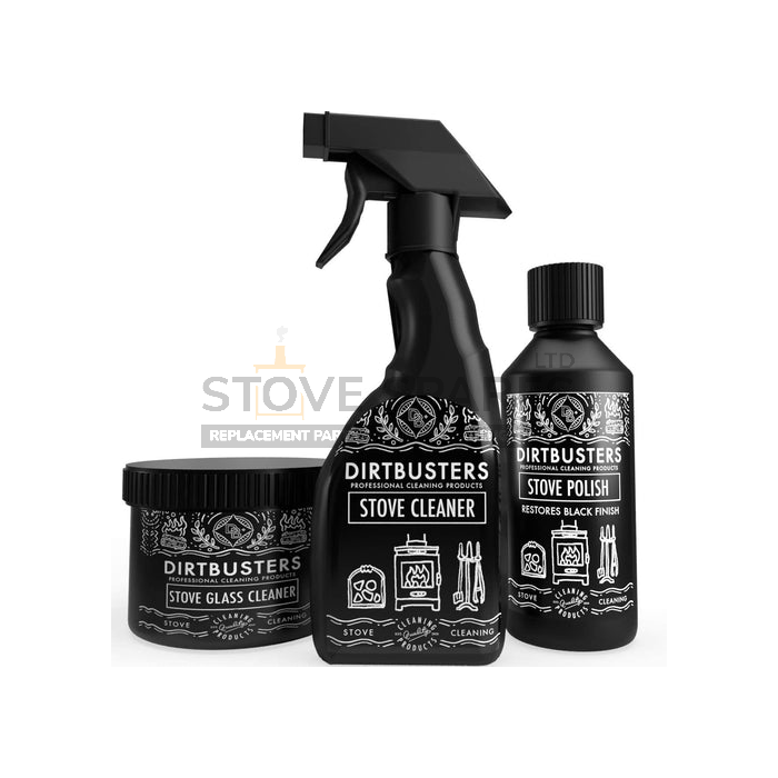 Dirtbusters Stove Polish, Stove Glass Cleaner & Stove Cleaner Spray ...