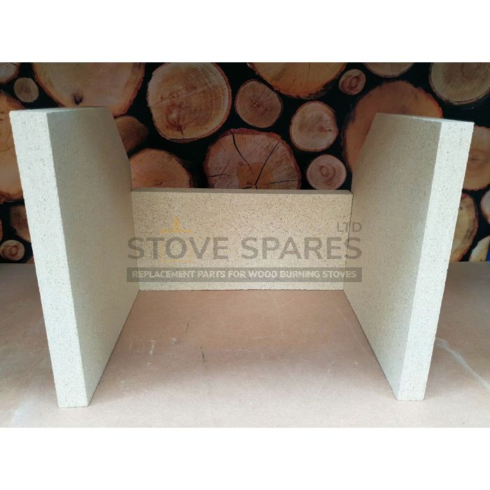 Vermiculite Fire Brick Set For The Morso Squirrel (1410/1430/1440)